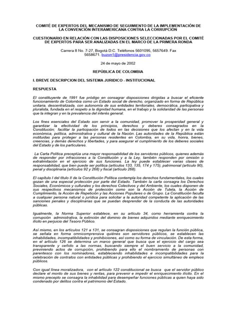 Comité De Expertos Del Mecanismo De Seguimiento De La Implementación De