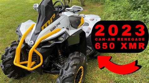 My New 2023 Can Am Renegade 650 Xmr Youtube