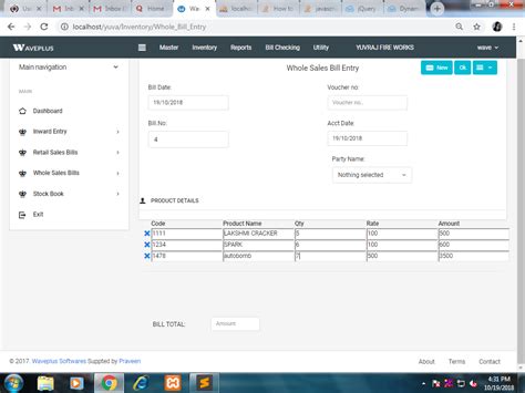 Jquery Sum Up Column Of Texboxes And Display In Textbox Using
