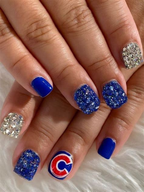 35 Chicago Cubs Nail Designs And Ideas