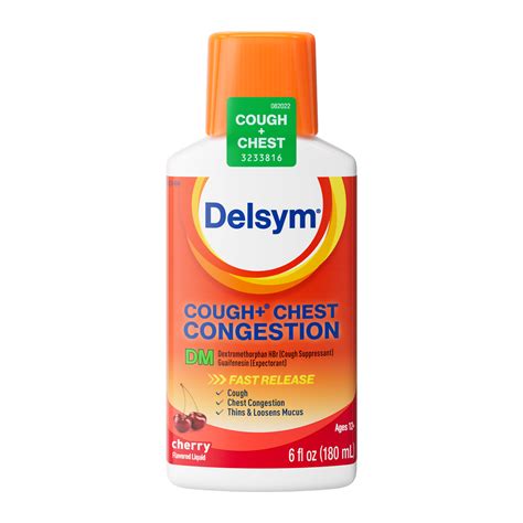 Delsym Cough Chest Congestion Dm Liquid Delsym