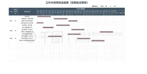 进度表模板免费下载 Excel表格 千图网