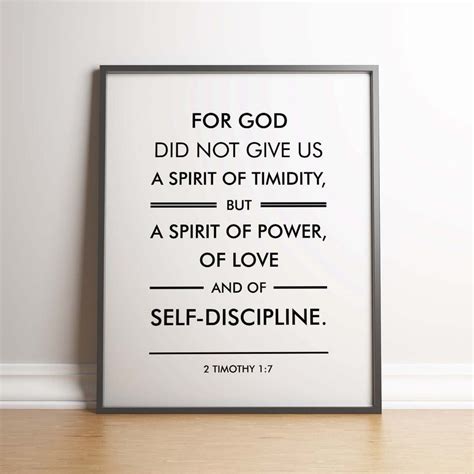 2 Timothy 1 7 Etsy