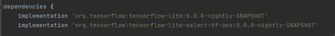 java on device training cannot create interpreter op builtin code