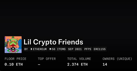 Lil Crypto Friends Collection Opensea