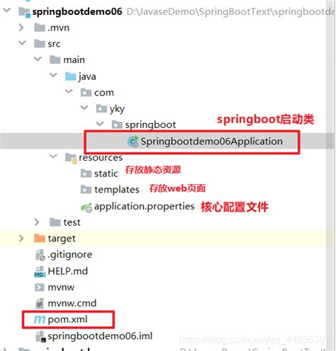 Springboot第一谈（第一个springboot项目、核心配置文件properties（yml、yaml）、集成jsp）spring Boot 的里面依然是使用我们的 Spring