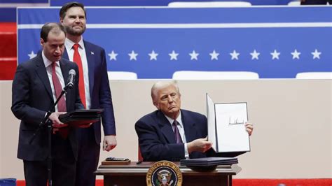 Trump Second Term Executive Orders Donald Trump Signs Sweeping Executive Orders In First Days