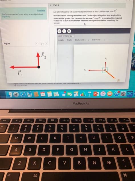 Solved Part A Add A Third Force That Will Cause The Object