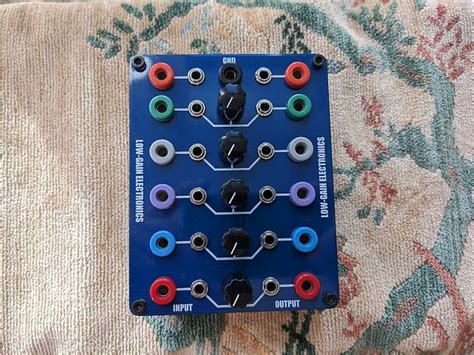 Low Gain Format Jumbler With Attenuators Reverb
