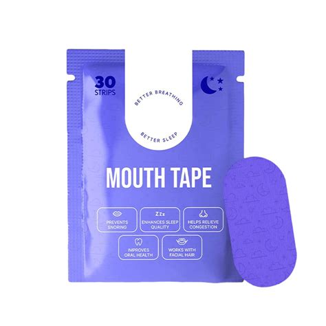 Lavender Mouth Tape For Sleeping Mouth Tape For Sleep Removal Breathable Beauty Sleep Enhancer
