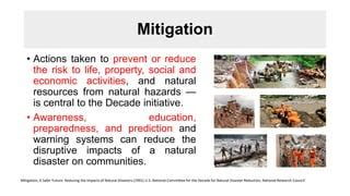 Disaster Mitigation At National And Global Level Pdf
