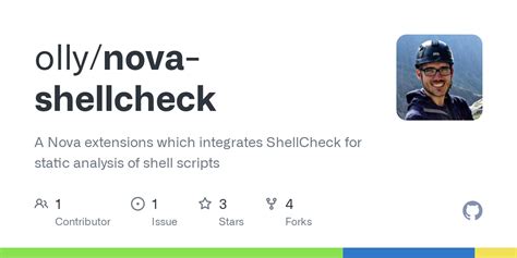 github olly nova shellcheck a nova extensions which integrates