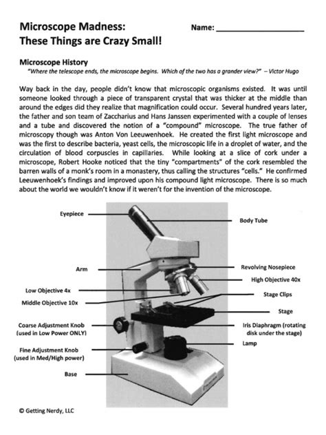 Microscope Lab Intro Pdf