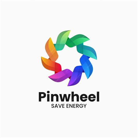 Premium Vector Vector Logo Illustration Pinwheel Gradient Colorful Style