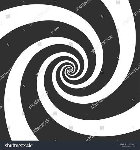 Hypnotic Spiral Background Psychedelic Spiral Pattern Stock Vector Royalty Free 1118525549