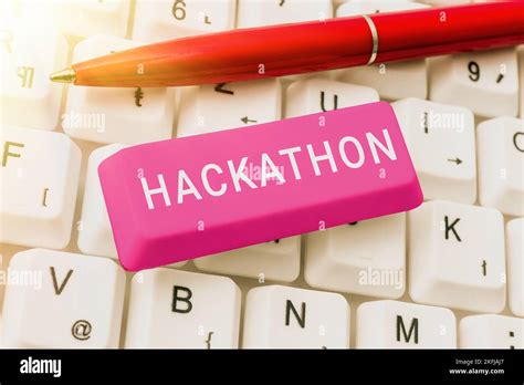 Conceptual Caption Hackathon Business Showcase Event Where Large Number Of People Engage In