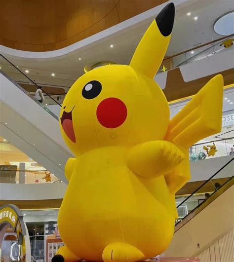 Customized Giant Advertising Promotional Inflatable Pikachu Cartoon For