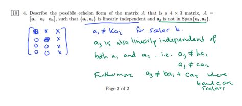 [linear Algebra Linear Independence And Span] R Homeworkhelp
