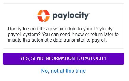 Paylocity Integration KeldairHR