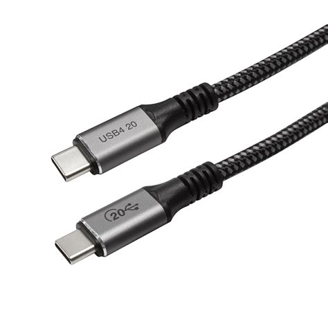 Usb 4 Type C Cable With 20gbps Data Transmission 8k 100w Charging Cable