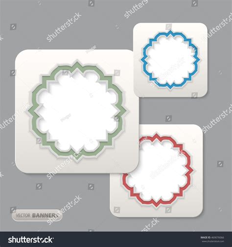 3d Infographic Design 3 Tab Shape Stock Vector Royalty Free 469076066