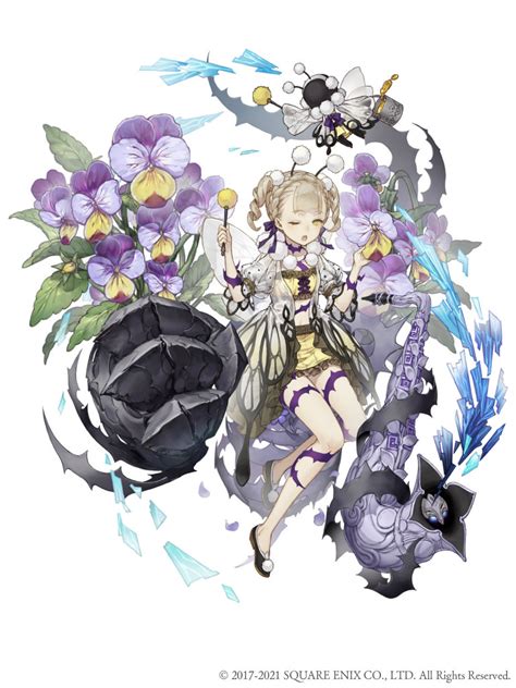 Ji No Briar Rose Sinoalice Sinoalice Square Enix Official Art 1girl Arthropod Girl Bee