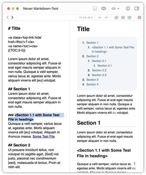 Devonthink Markdown Table Of Contents Generator Fabrizio Musacchio