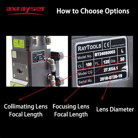 Raytools Laser Collimating And Focusing Lens F100f125f150 With Holder