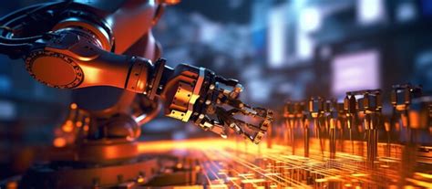 Premium Ai Image Automation Work Flow Business Industrial Process