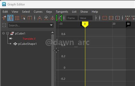 Maya Keyframe 01 Graph Editor