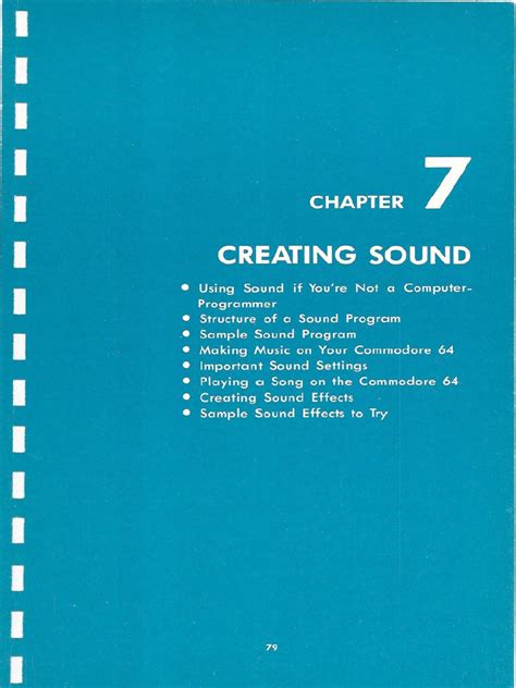 C64 Users Guide 07 Creating Sound Pdf Piano Sound