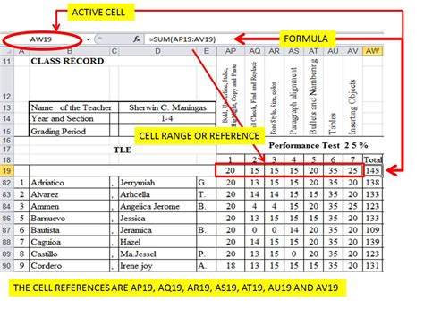 Sir Sherwin S Computer Tutorial Grading Sheet For Teachers