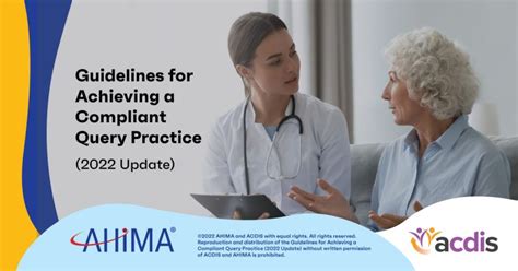 Ahima And Acdis Recently Released Guidelines For Achieving A Compliant Query Practice 2022