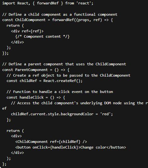 Omar Farid On Linkedin 🎯 Reactjs Top Tip 13 In React Js A Ref Is A Way To Access The