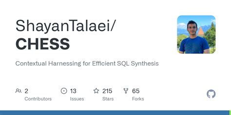 Github Shayantalaeichess Contextual Harnessing For Efficient Sql Synthesis