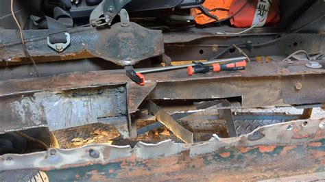 E38 Cutting Out Some More Chassis To Allow Me To Contribute Repair