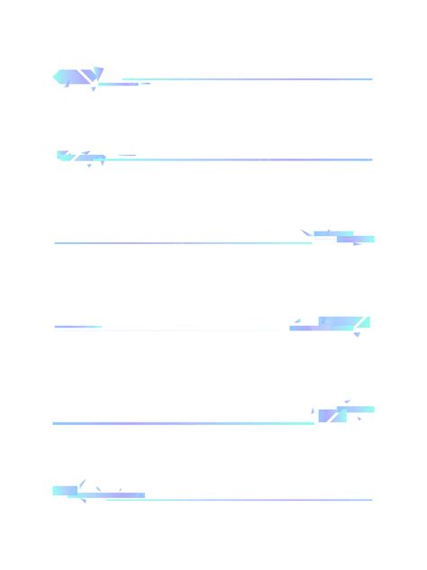 Technology Style Simple Line Hand Drawn Business Style Dividing Line Dividing Line Delimiter