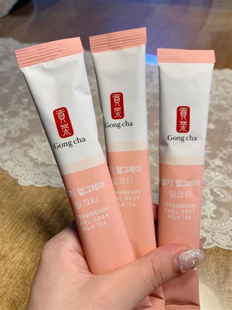 공차 딸기 얼그레이 밀크티 스틱 내돈내산 솔직후기 네이버 블로그