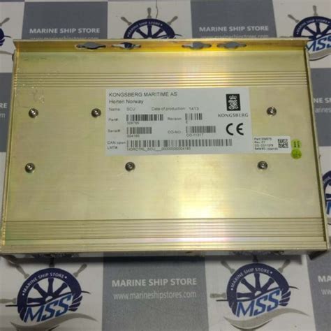 Kongsberg Maritime Scu Pn 329785 Reve 336217c Segment Controller Unit