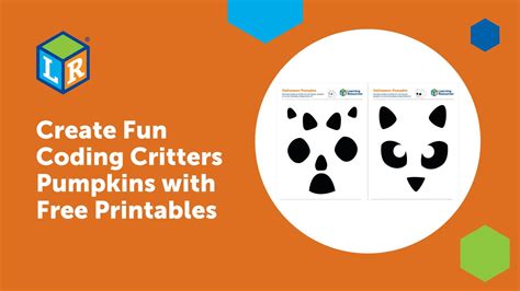 Fun Coding Critters Pumpkin Printables Learning Resources