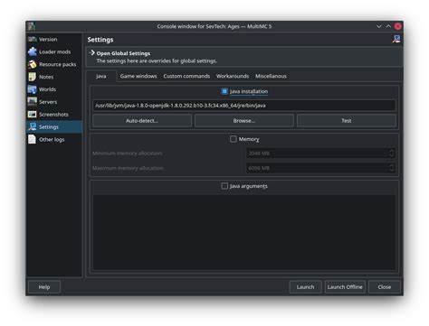 Using The Right Java MultiMC Launcher Wiki GitHub