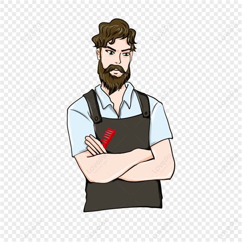 이발사 팝 메 이 드 스타일 캐릭터 일러스트타일러남성 Png 일러스트 무료 다운로드 Lovepik