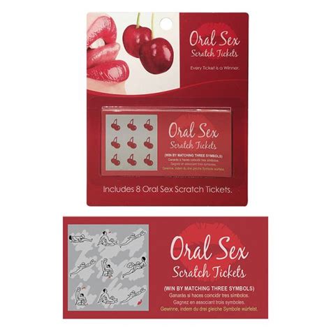 BGR Oral Sex Scratch Tickets Ultra Love Products Ltd