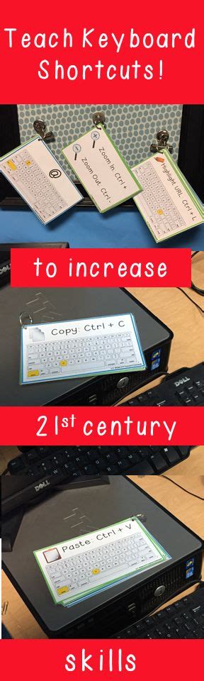 Keyboard Shortcuts School Computer Lab Computer Lab Lessons Teaching Computers