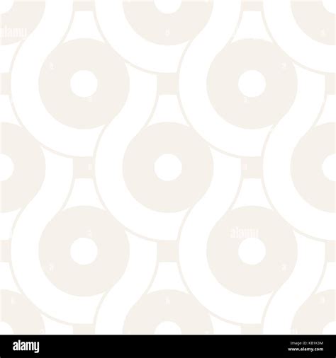 Vector Seamless Geometric Pattern Composed With Circles And Lines Modern Stylish Rounded