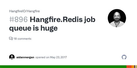 Hangfireredis Job Queue Is Huge · Issue 896 · Hangfireiohangfire · Github