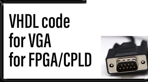 vga interface with xilinx spartan fpga pantech ai