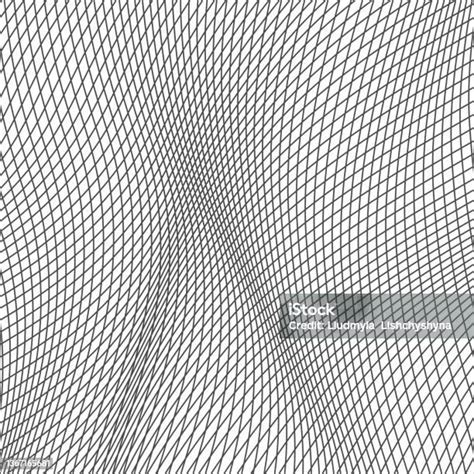 추상 변형 와이어프레임 메시 곡면의 3d 벡터 배경입니다 기하 도형에 대한 스톡 벡터 아트 및 기타 이미지 기하 도형 배경