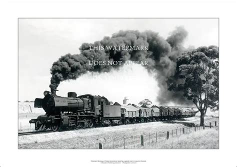 Victorian Railways J Class Locomotive And Train A3 Art Print 42 X 29 Cm