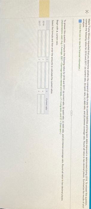 Solved Inatysis [click The Icon Ta Verw The Financial